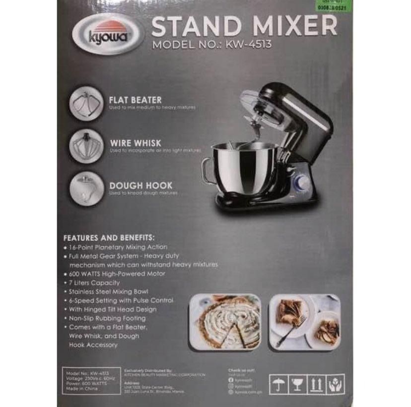 Kyowa Stand Mixer KW-4513 Heavy Duty, TV & Home Appliances, Kitchen ...