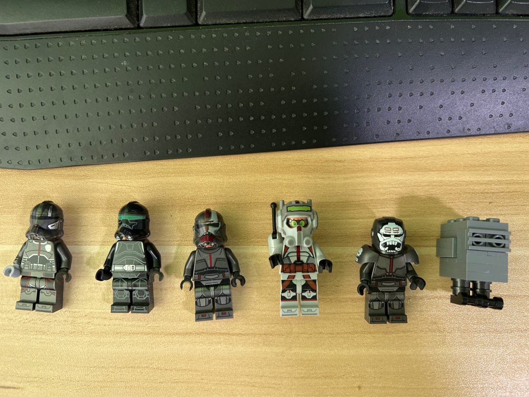 Lego 75314 Bad Batch Attack Shuttle Minifigures Only. Star Wars ...