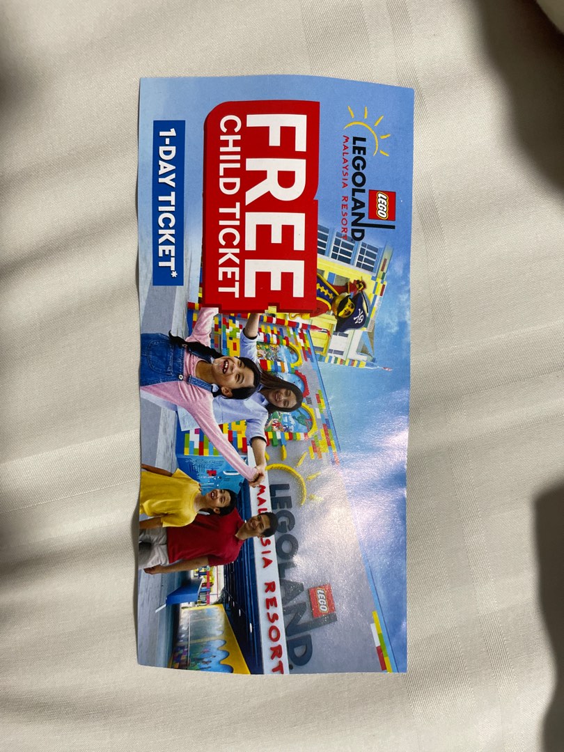Legoland tickets (can nego), Tickets & Vouchers, Local Attractions ...