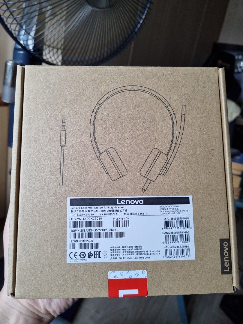 Lenovo Analog Headset Audio Headphones Headsets On Carousell