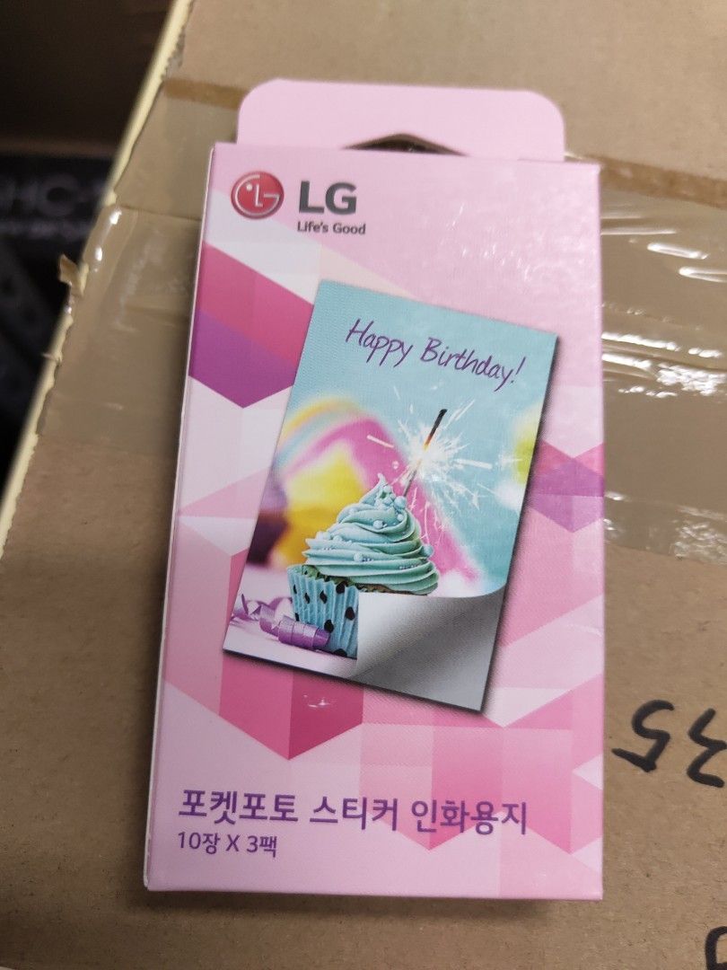 LG PD Photo Zink Printer Paper 30 Sheets, 其他, 其他 - Carousell