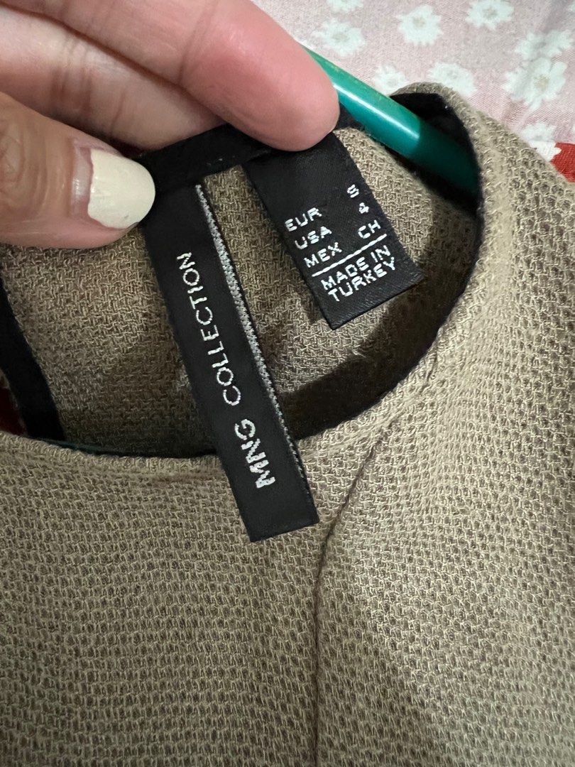 Light army green blouse, Women's Fashion, Tops, Blouses on Carousell