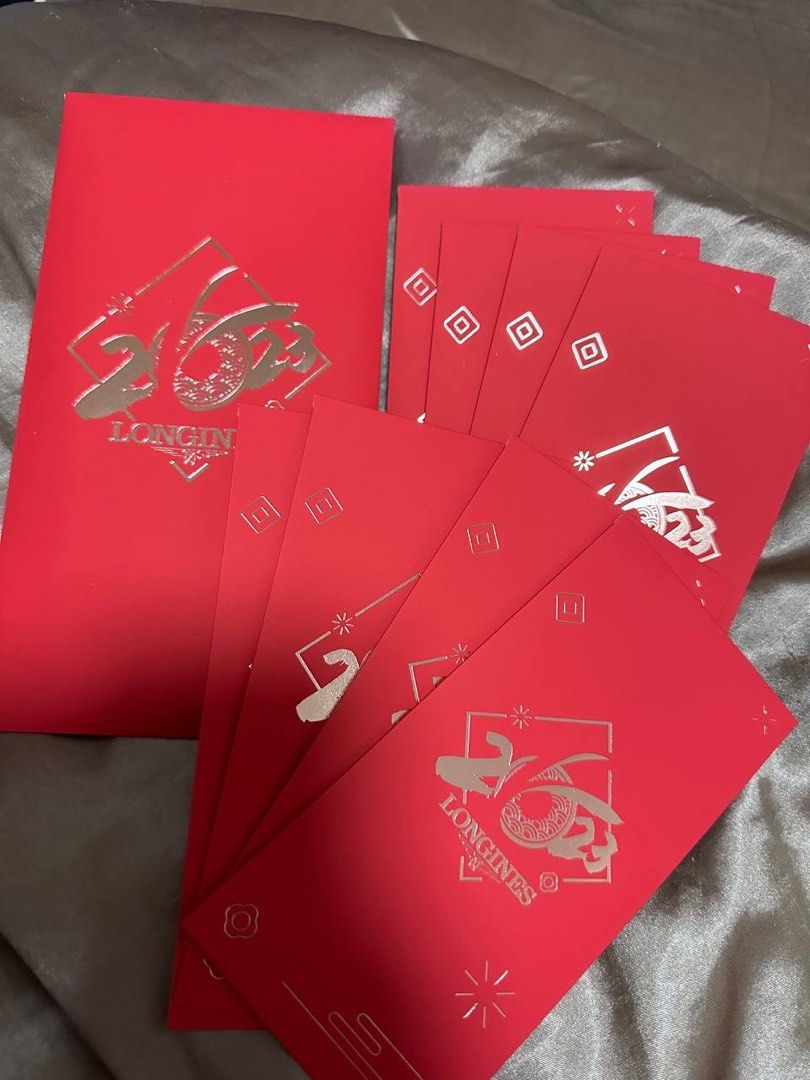 Longines ang pao, hong bao, red packet, Hobbies & Toys, Stationery ...