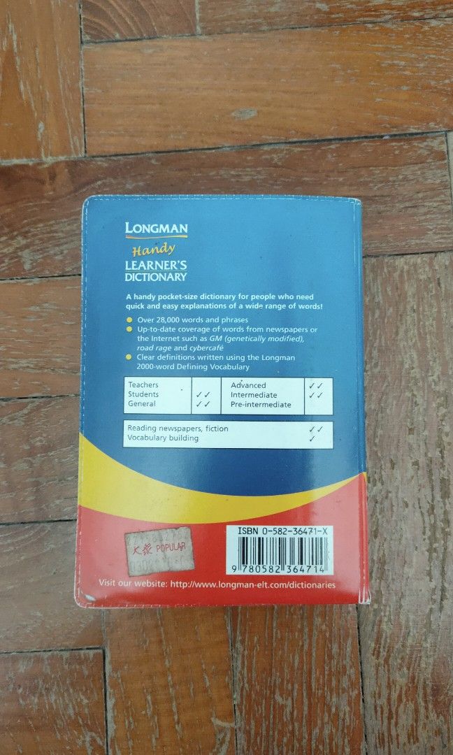 Longman Dictionary and Times Chambers Thesaurus, Hobbies & Toys, Books ...