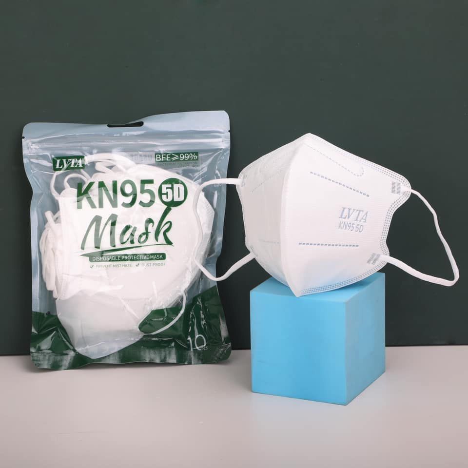 LVTA 5D Kn95 facemask high quality authentic, Health & Nutrition, Face ...