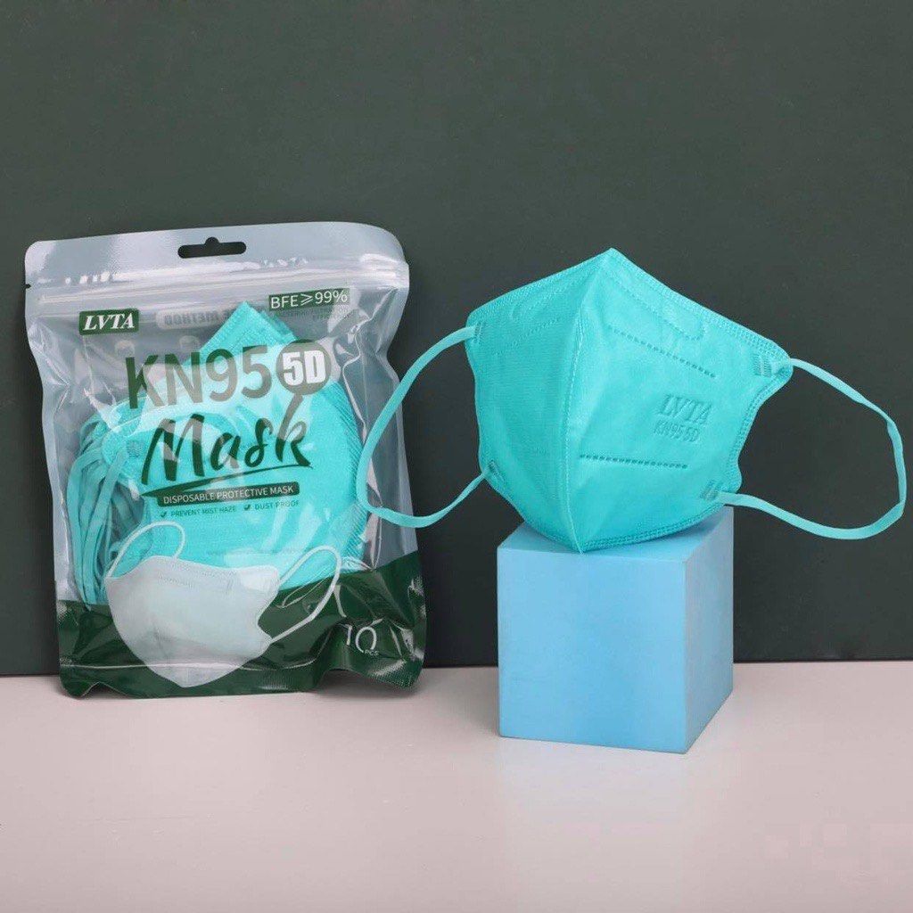 LVTA 5D Kn95 facemask high quality authentic, Health & Nutrition, Face ...