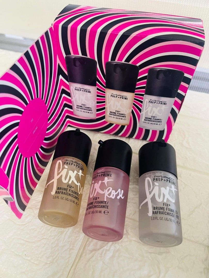 M_A_c PREP + PRIME FIX+ face prep set, Beauty & Personal Care, Face ...