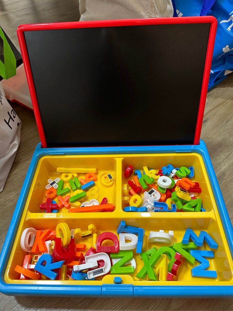 Magnetic alphabet set, Hobbies & Toys, Toys & Games on Carousell