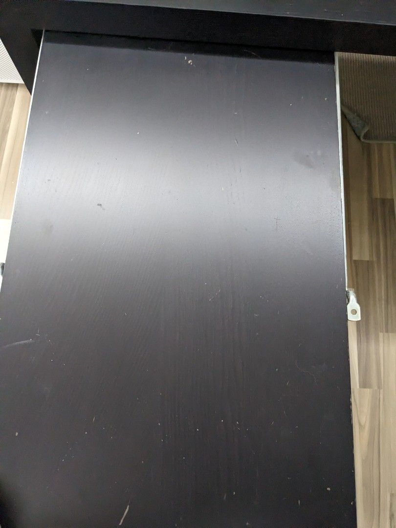 MALM Desk with pull-out panel, Furniture & Home Living, Furniture ...