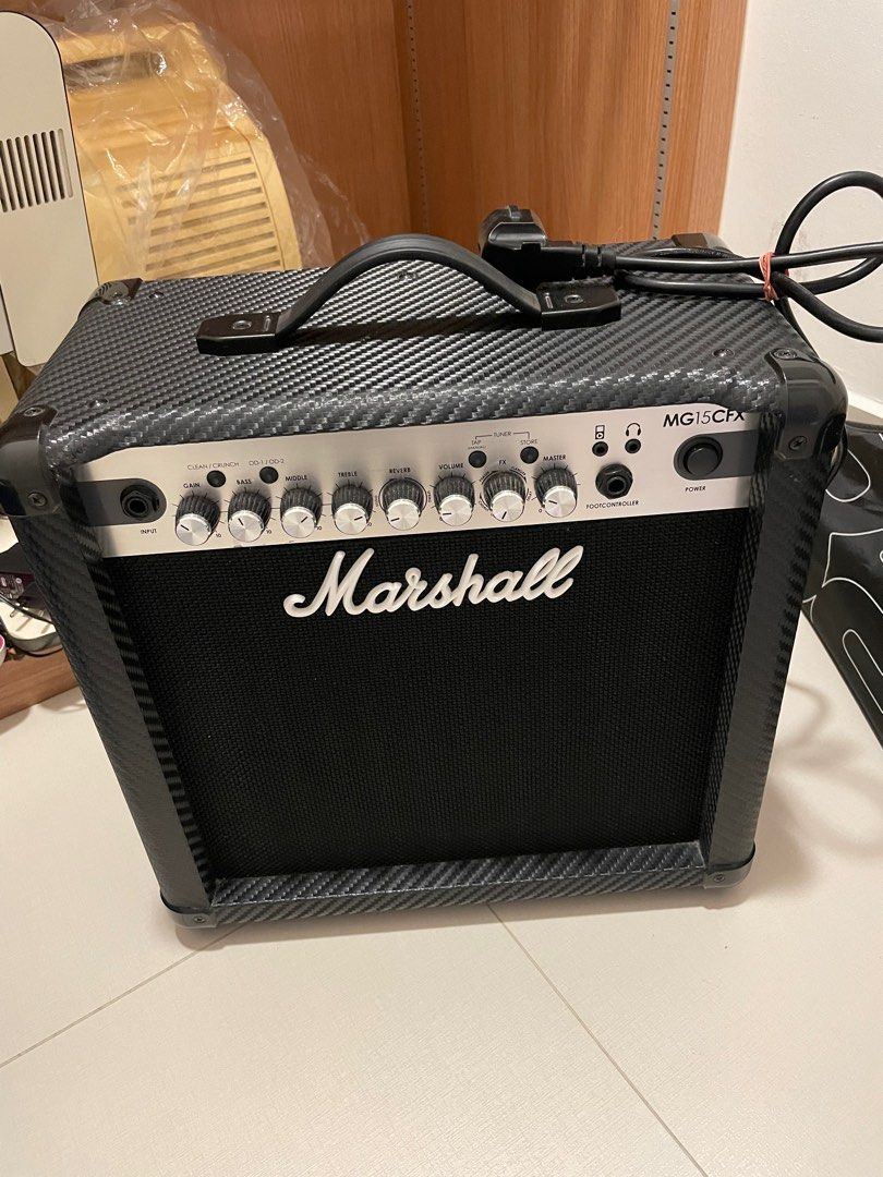 Marshall Electric Guitar Amplifier MG15CFX, Audio, Other Audio ...
