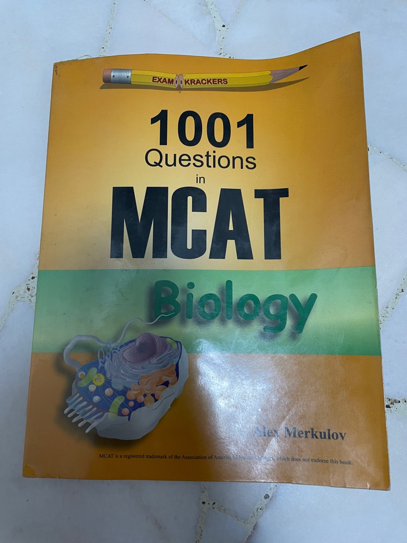 MCAT Examcracker Biology Book, Hobbies & Toys, Books & Magazines ...
