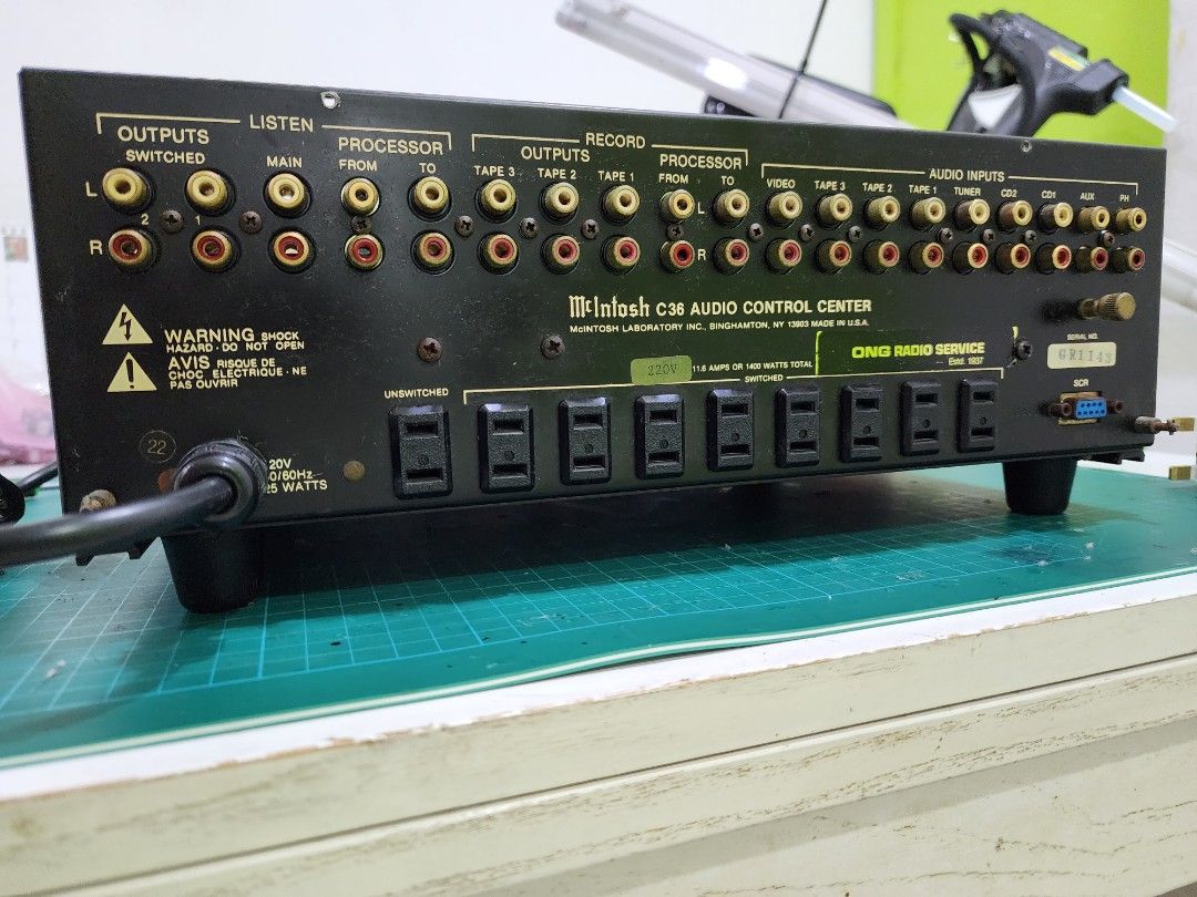 Mcintosh c36 preamplifier, Audio, Soundbars, Speakers & Amplifiers on ...