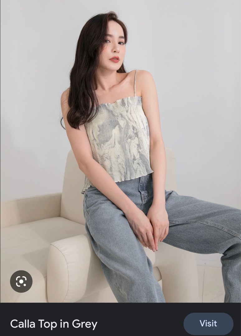 SELL ONLY MFW Calla Top ($25), Women's Fashion, Tops, Sleeveless on Carousell