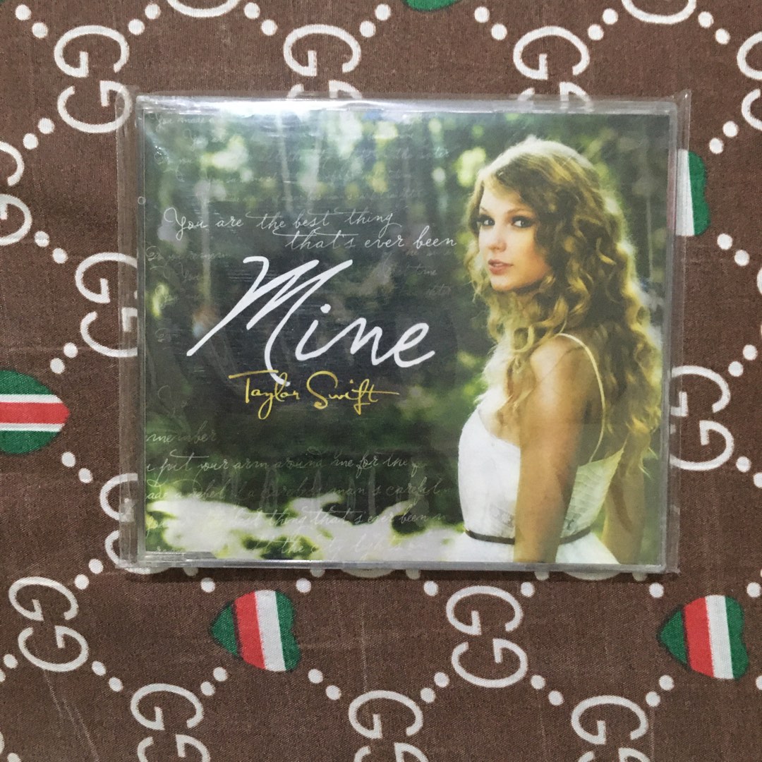 Mine cd single Slimcase version [RARE] taylor swift cd, Hobbies & Toys ...