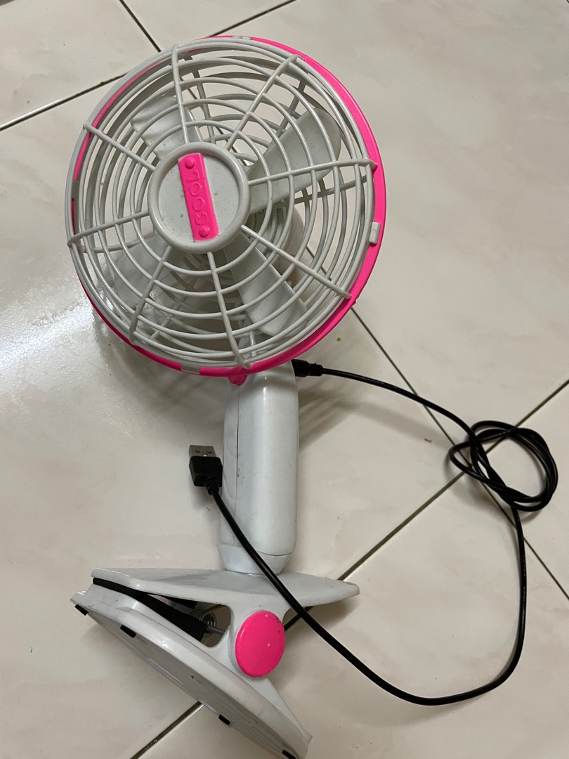 Mini Portable clip fan, Furniture & Home Living, Lighting & Fans, Fans ...