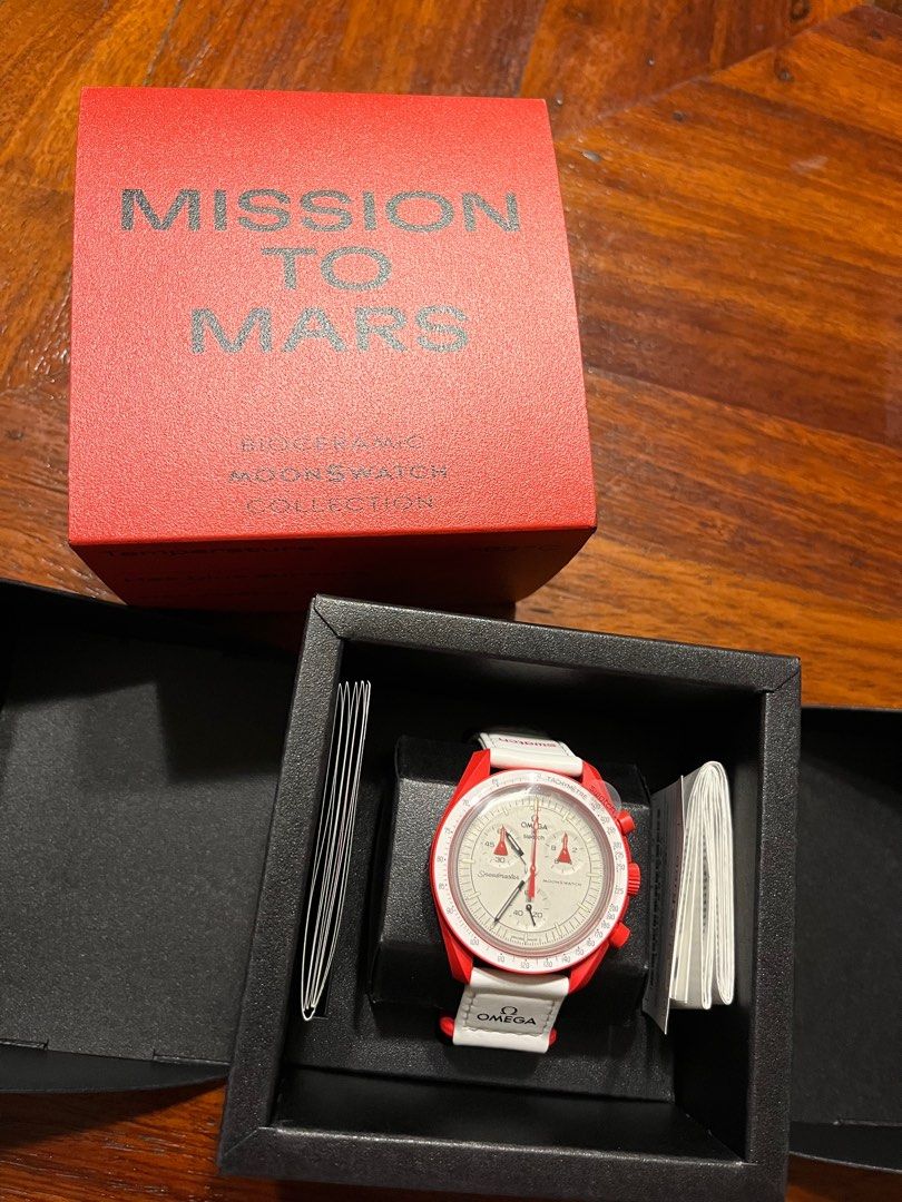 Mission to Mars - Swatch x Omega Bioceramic collection (red), Luxury ...