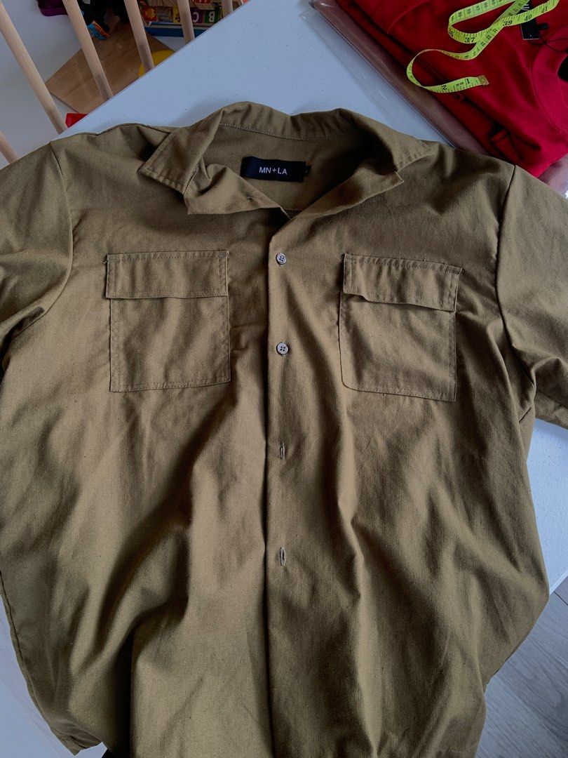 MNLA CUBAN OLIVE, Men's Fashion, Tops & Sets, Tshirts & Polo Shirts on Carousell