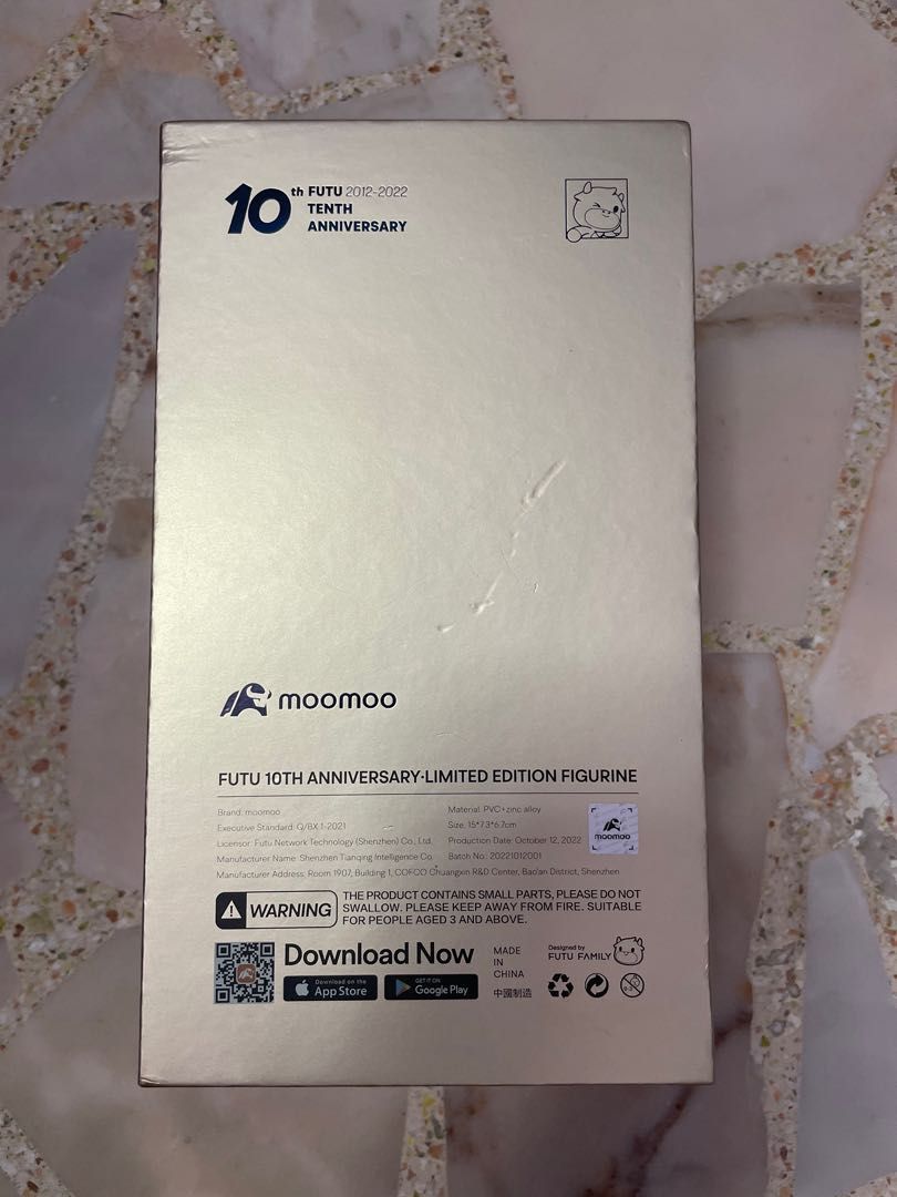 Moomoo 10th Anniversary Figurine, Hobbies & Toys, Toys & Games on Carousell