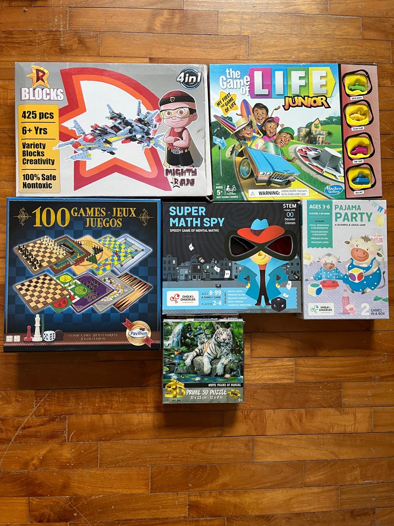 Multiple Board Games, Hobbies & Toys, Toys & Games on Carousell
