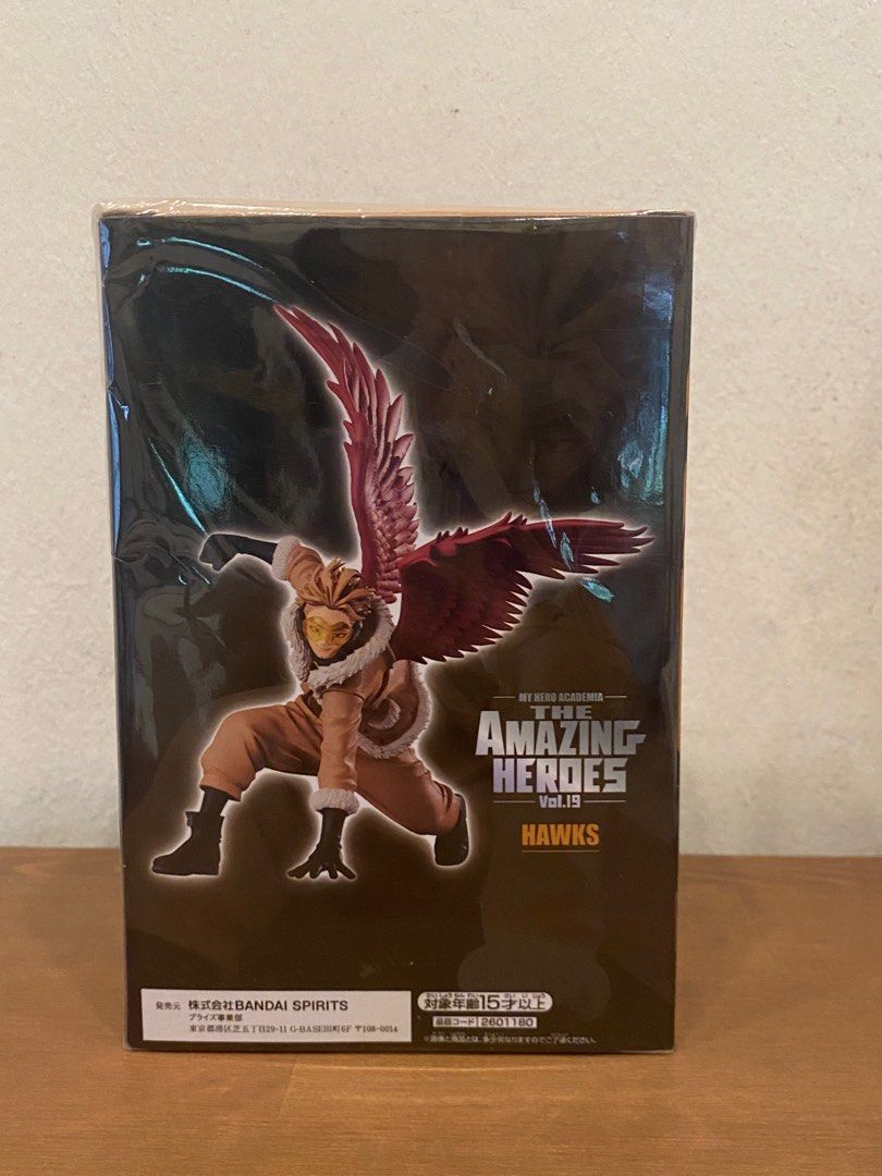 My Hero Academia Hawks Figurine Vol.19 The Amazing Heroes Statue ...