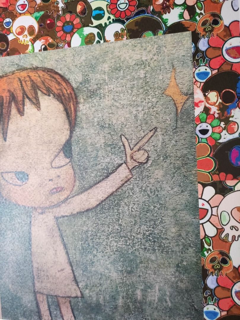 Nara Yoshitomo x Takashi Murakami Death nyc Lithograph Signed Numbered ...