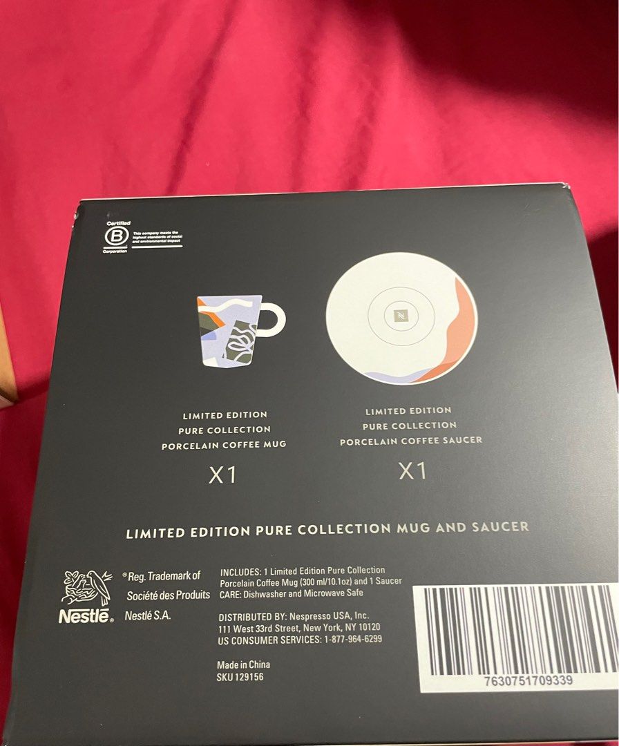 Nespresso USA limited edition cup and plate, Furniture & Home Living ...