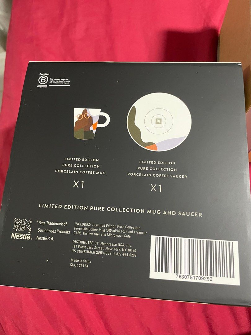 Nespresso USA limited edition cup and plate, Furniture & Home Living ...
