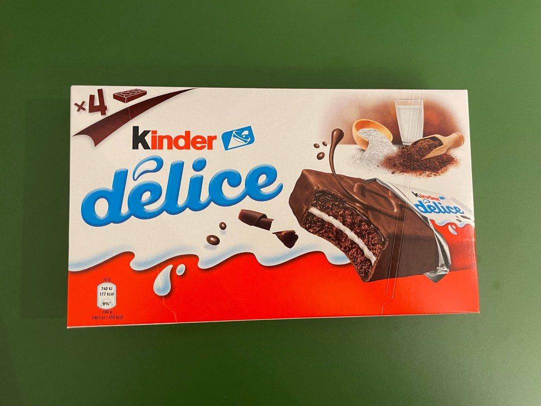 New Kinder Cards, Kinder Delice from Ferrero chocolate., Food & Drinks ...