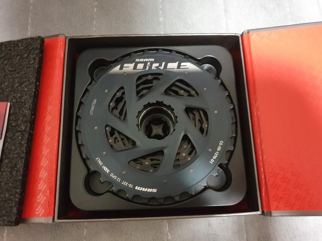 New Sram Force etap XG-1270 AXS 12 Speed Cassette!! (Full black ...