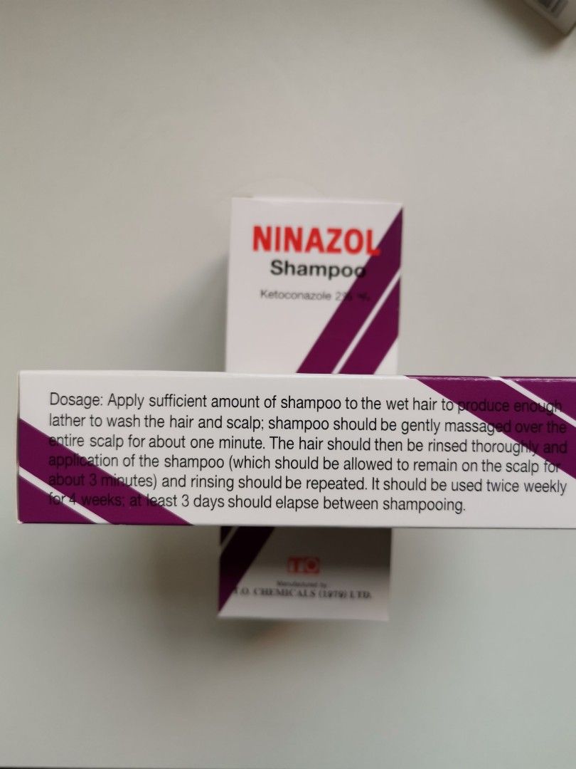 Ninazol shampoo - 2% ketoconazol, Beauty & Personal Care, Hair on Carousell