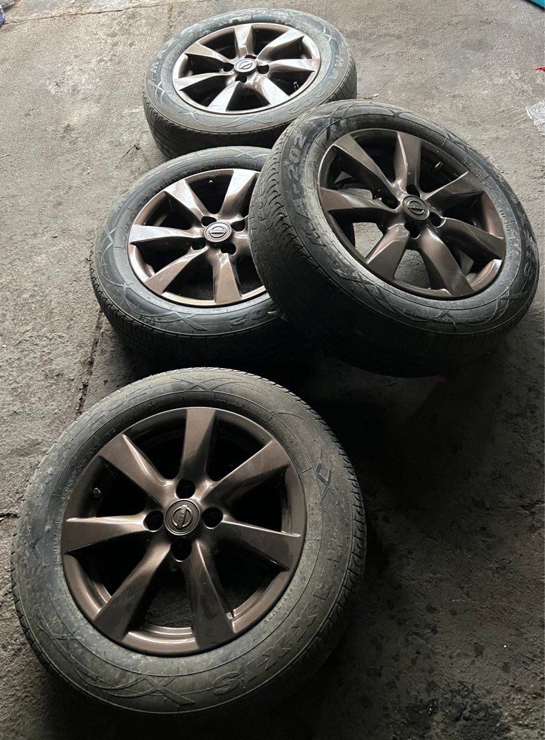 Nissan Almera mags and tires, Car Parts & Accessories, Mags and Tires ...