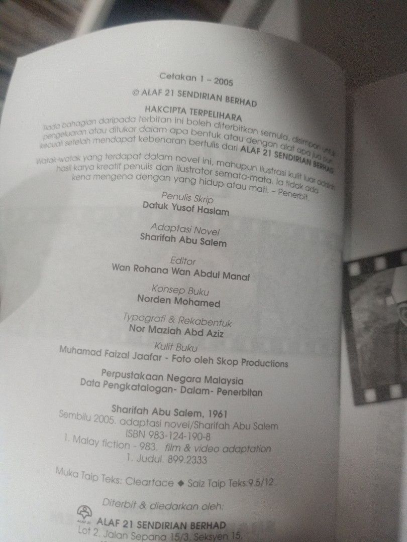 novel cinta melayu lama - sembilu 2005, Hobbies & Toys, Books ...