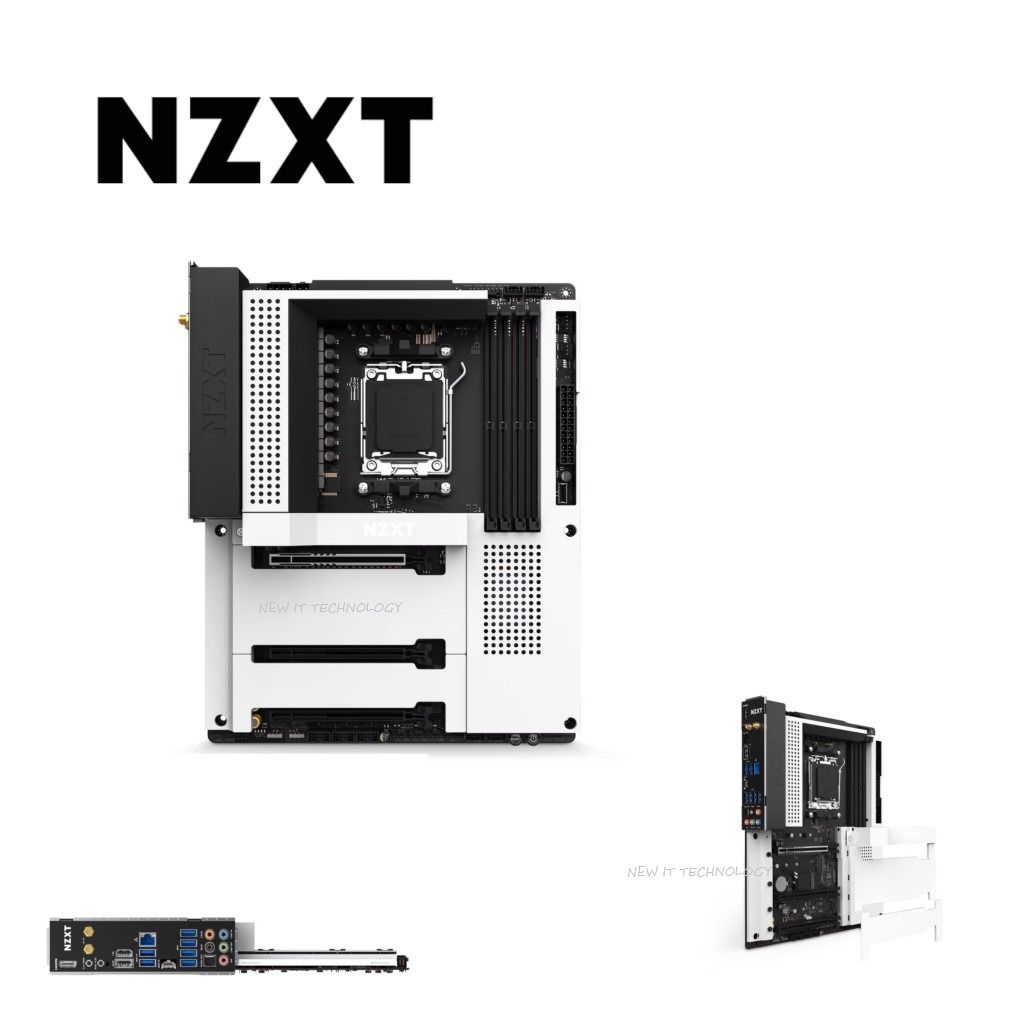 NZXT N7 B650E AM5 AMD B650 chipset (Supports AMD Socket AM5 Ryzen CPUs ...