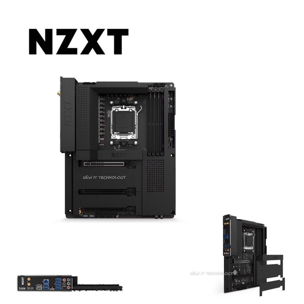 NZXT N7 B650E AM5 AMD B650 chipset (Supports AMD Socket AM5 Ryzen CPUs ...