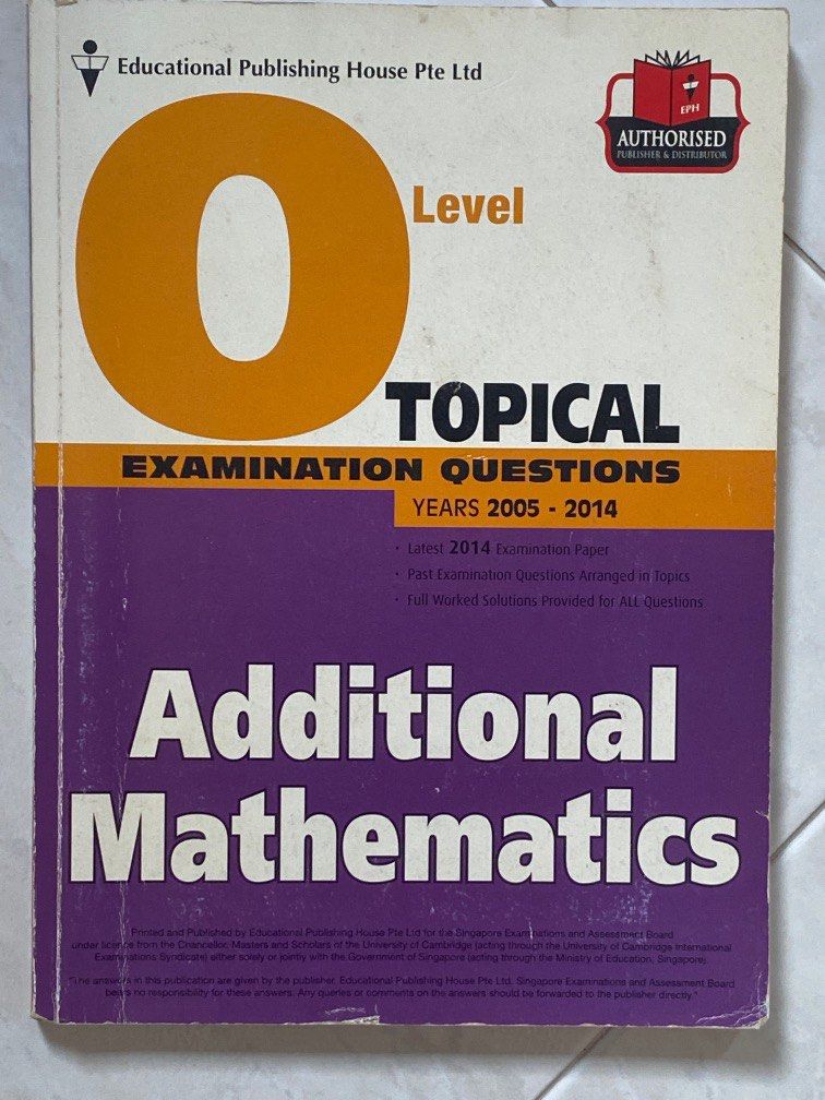 O level mathematics, Hobbies & Toys, Books & Magazines, Assessment ...
