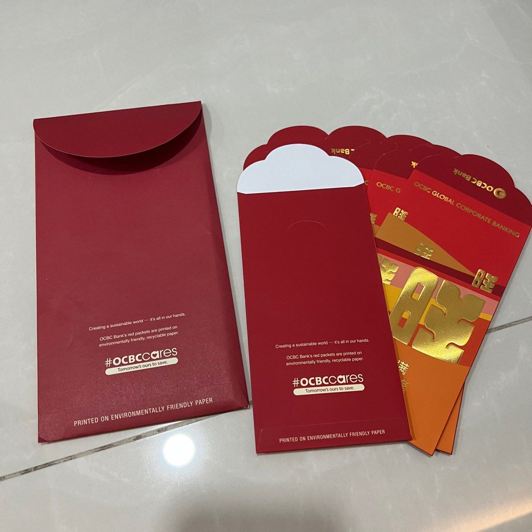 OCBC Global Corporate Banking 2023 Red Packet, Hobbies & Toys ...
