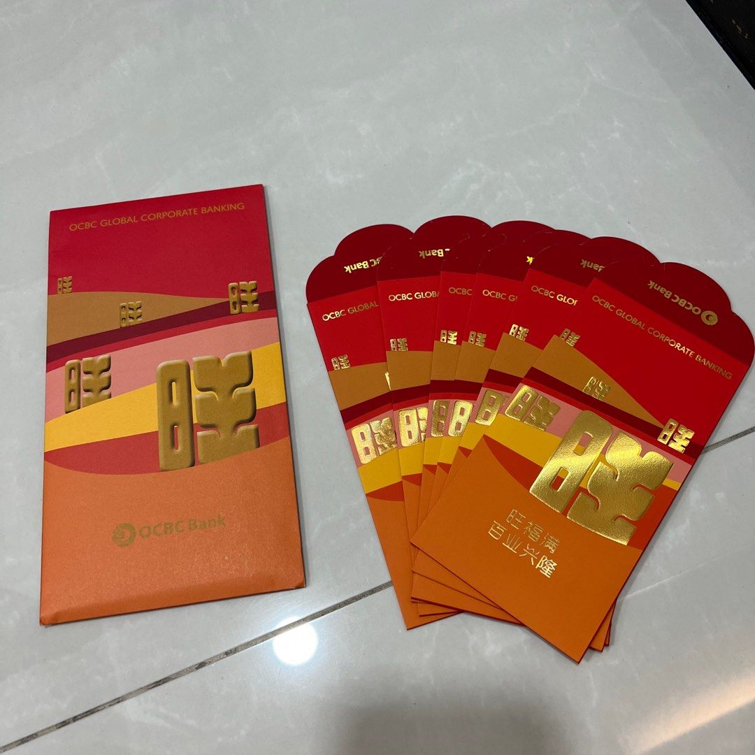 OCBC Global Corporate Banking 2023 Red Packet, Hobbies & Toys ...