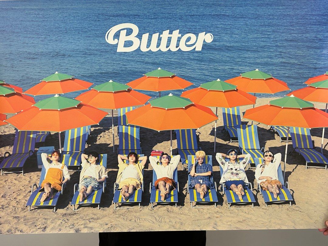 OFFICIAL BTS Butter Poster, Hobbies & Toys, Memorabilia & Collectibles ...