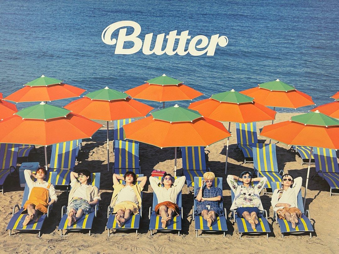 OFFICIAL BTS Butter Poster, Hobbies & Toys, Memorabilia & Collectibles ...