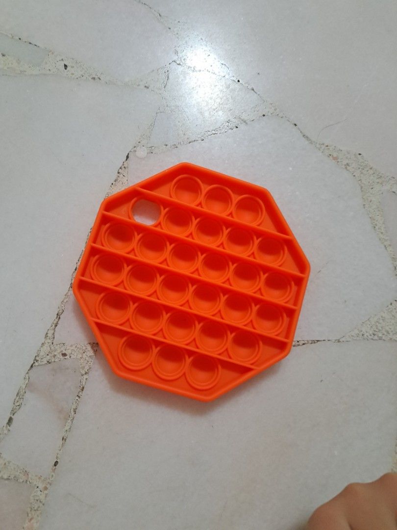 orange octagon pop it, Hobbies & Toys, Toys & Games on Carousell