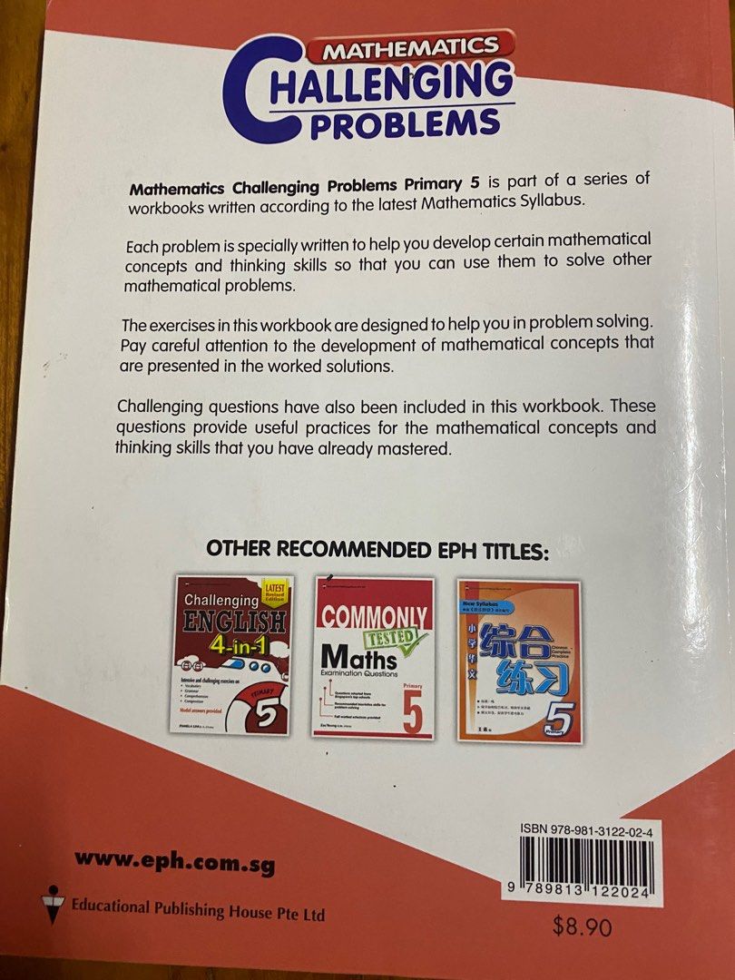 P5/Primary 5 Must know Maths Exam Questions-All 3 in $5, Hobbies & Toys ...