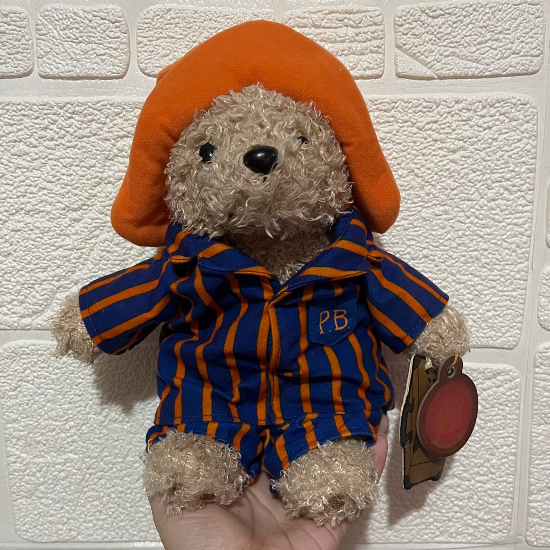 Paddington Bear in Pyjamas Plush Stuff Toy, Hobbies & Toys, Toys ...
