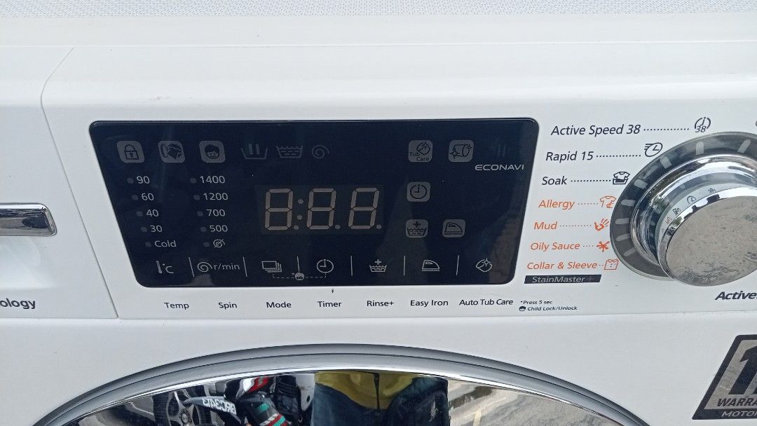 Panasonic invater 10kg front load washer, TV & Home Appliances, Washing ...