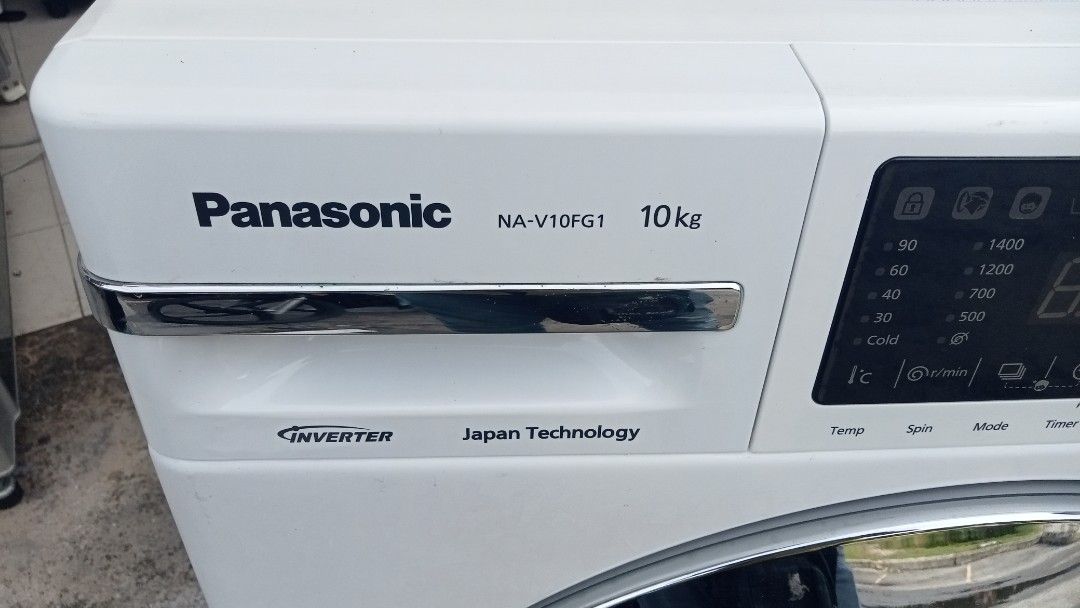 Panasonic invater 10kg front load washer, TV & Home Appliances, Washing ...