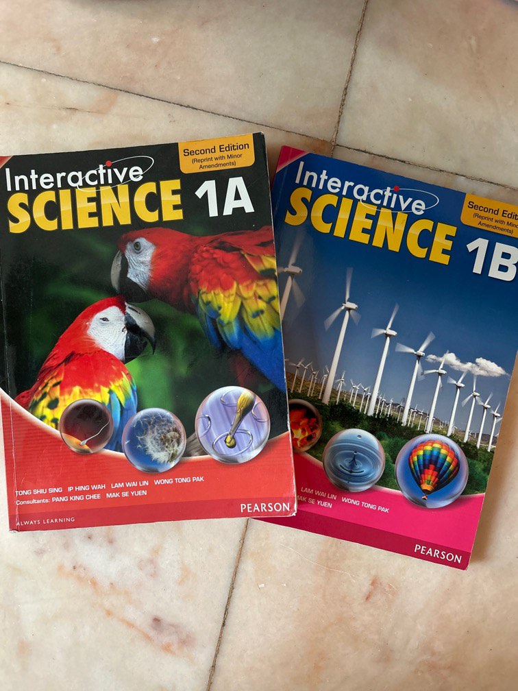 Pearson - Interactive Science 1A & 1B, 興趣及遊戲, 書本 & 文具, 教科書 - Carousell