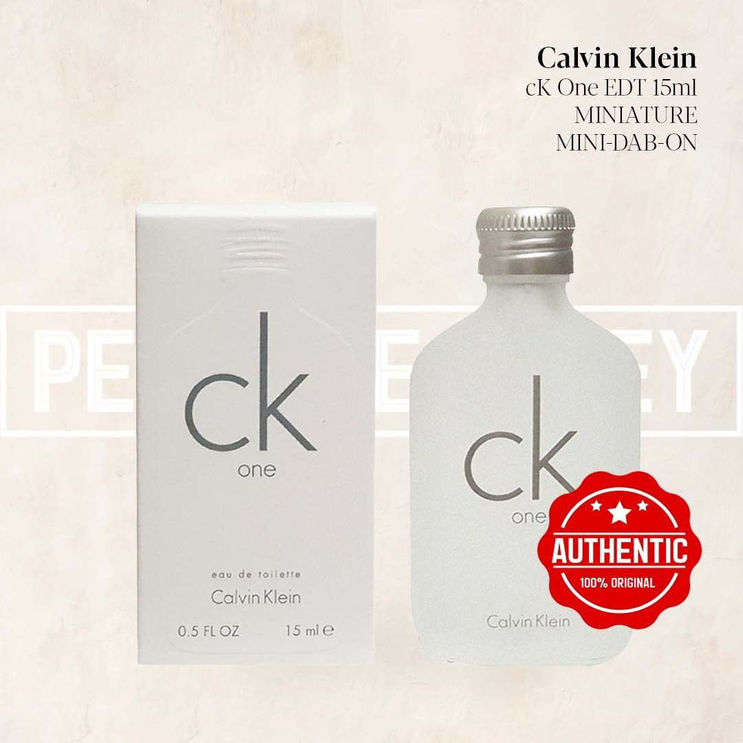 [PERFUME ALLEY] Calvin Klein cK One EDT Miniature 15ml, Beauty ...