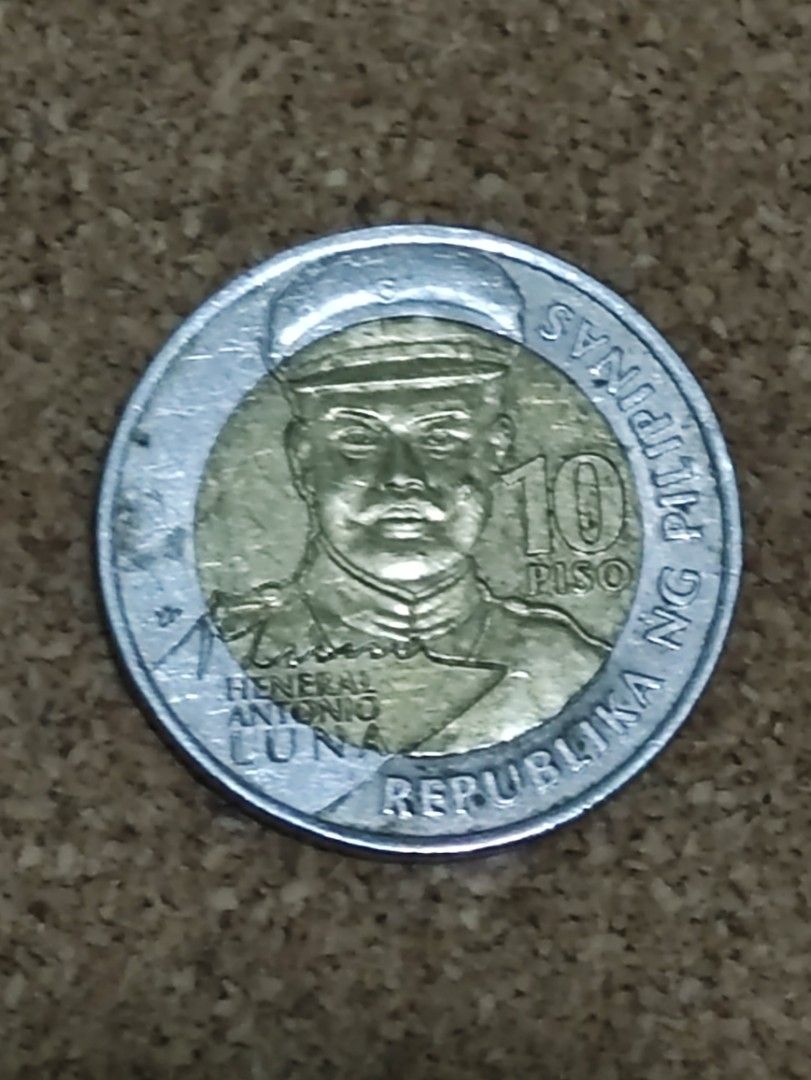 Philippine Coin - Commemorative | Heneral Antonio Luna 10 Piso, Hobbies & Toys, Memorabilia ...