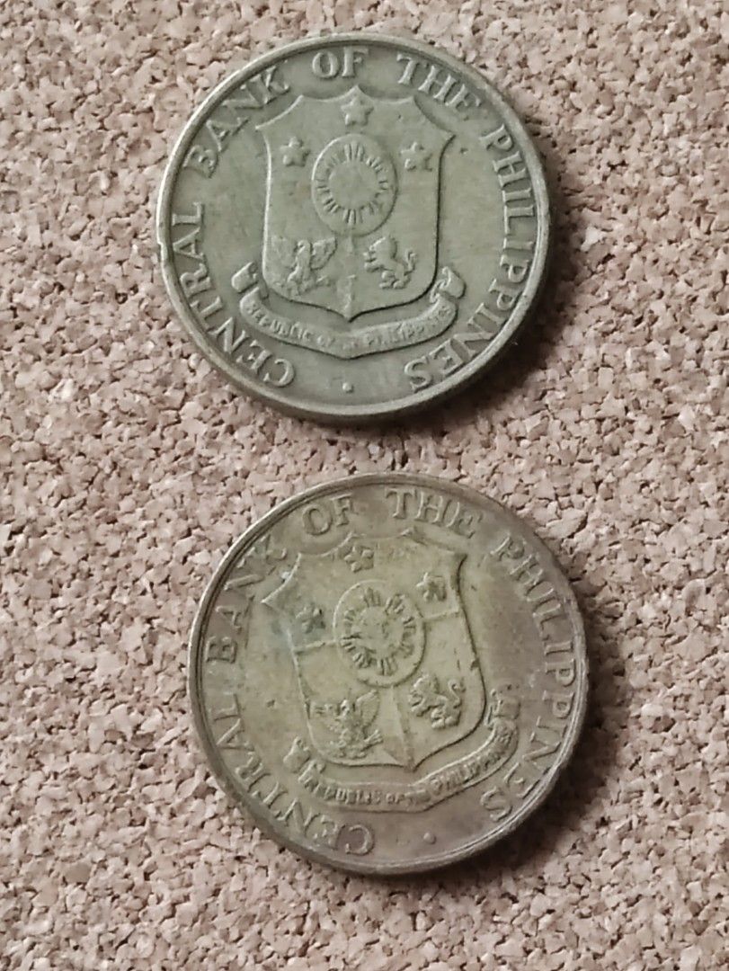 Philippine Coins | 1960 and 1964 5 Centavos English Series, Hobbies ...