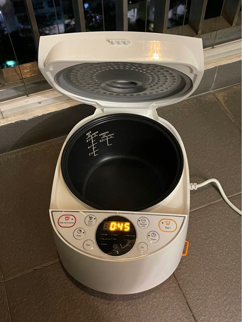 Philips Digital Rice Cooker / HD4513/60 1L / ProCeramic+ Inner Pot ...