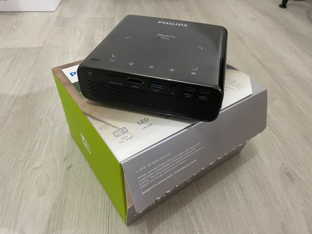 Philips Pico max projector, TV & Home Appliances, TV & Entertainment ...